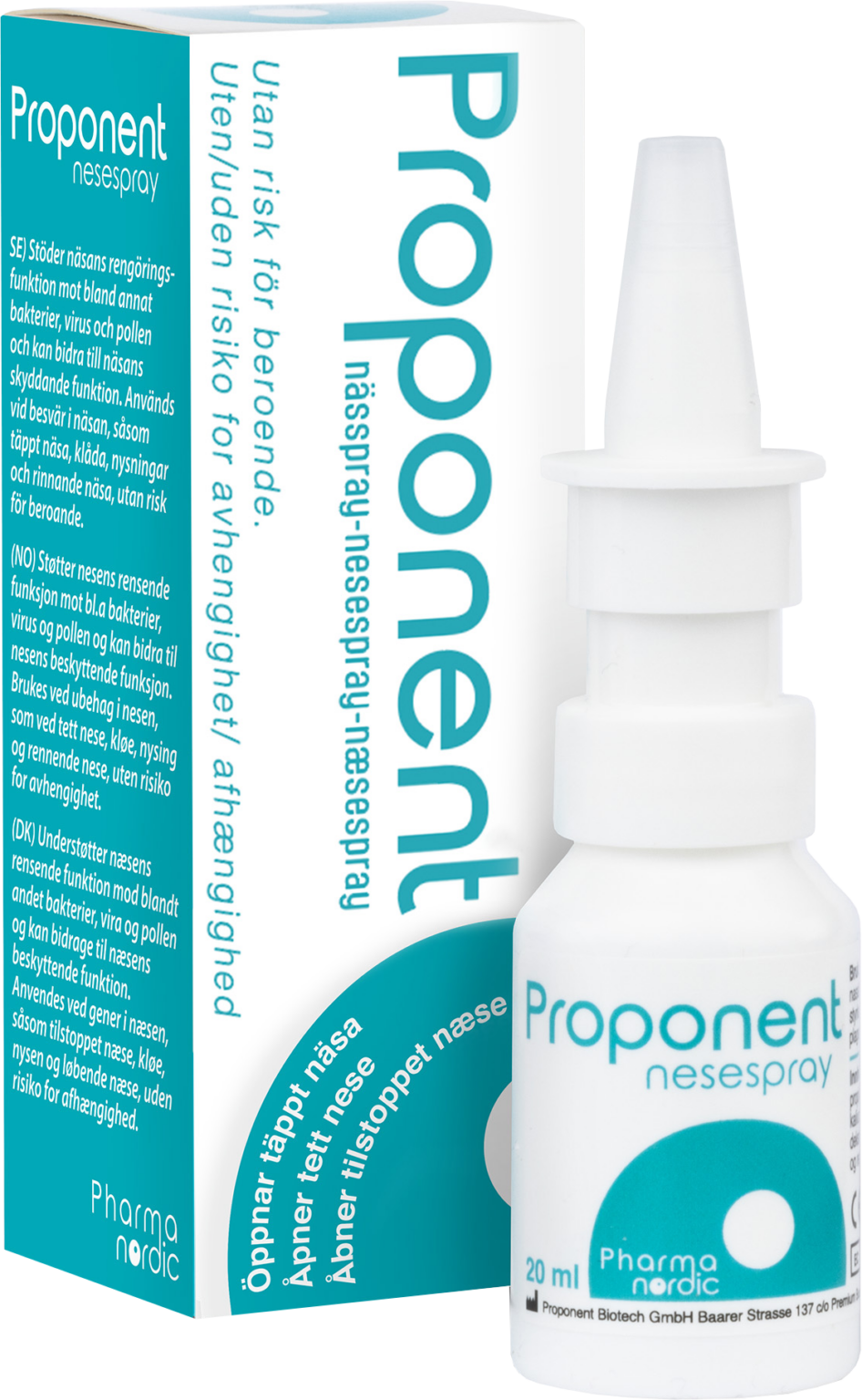 Bli kvitt din avhengighet av nesespray ved hjelp av Proponent® - Nesehelse